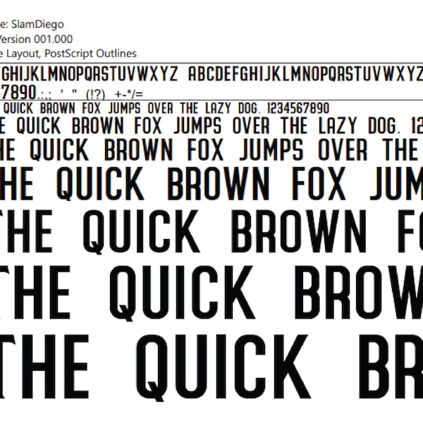 Sd Padres Font - Etsy