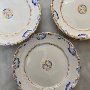 12 Antique Fine Porcelain Side Plates - Etsy