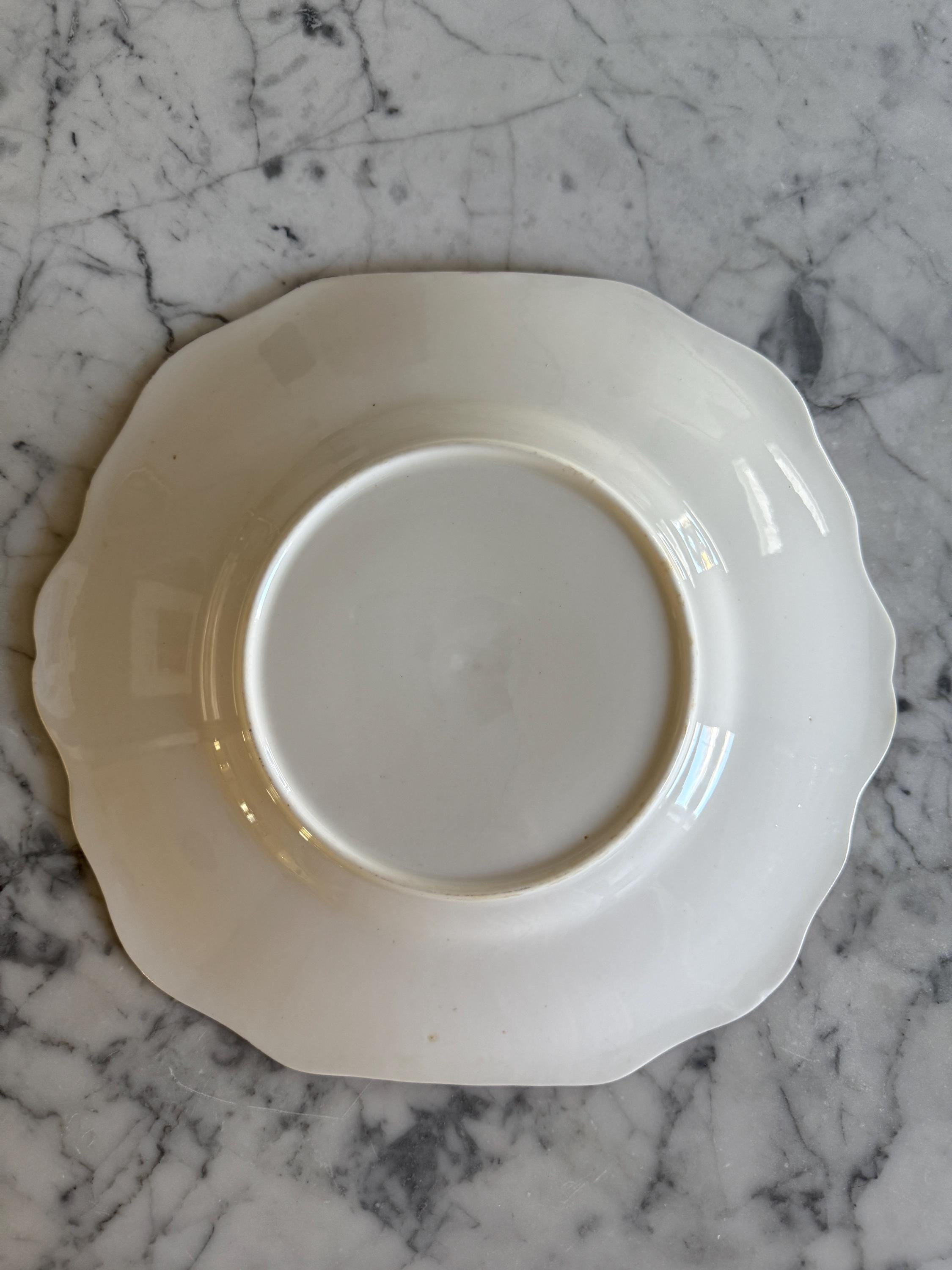 Antique Pink Lustre Ware Plate - Etsy