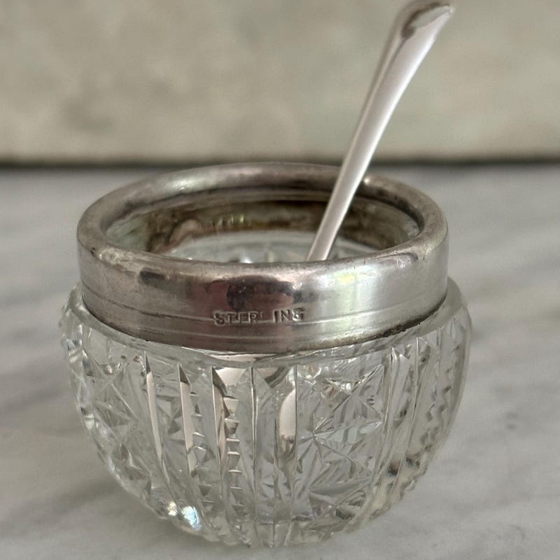 Antique Salt Cellar - Etsy