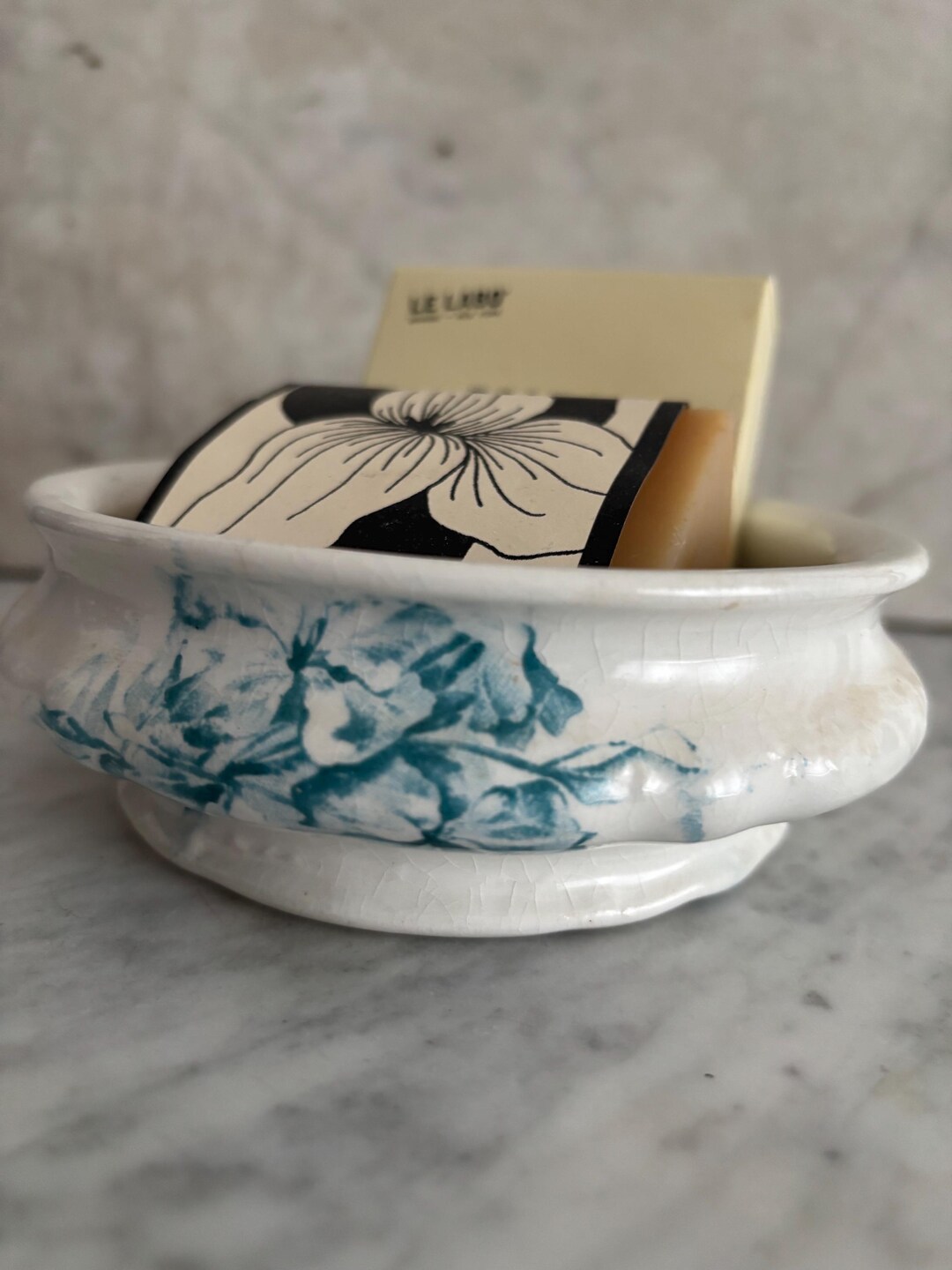 Antique Round Ceramic Soap Dish, Transferware, C1910 Laughlin USA - Etsy