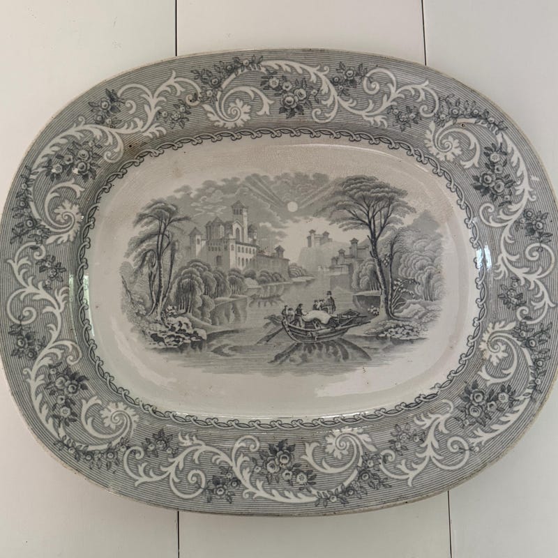 Transferware Platter - Etsy