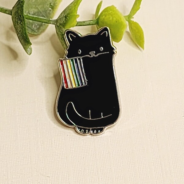 Cat Pin - Etsy