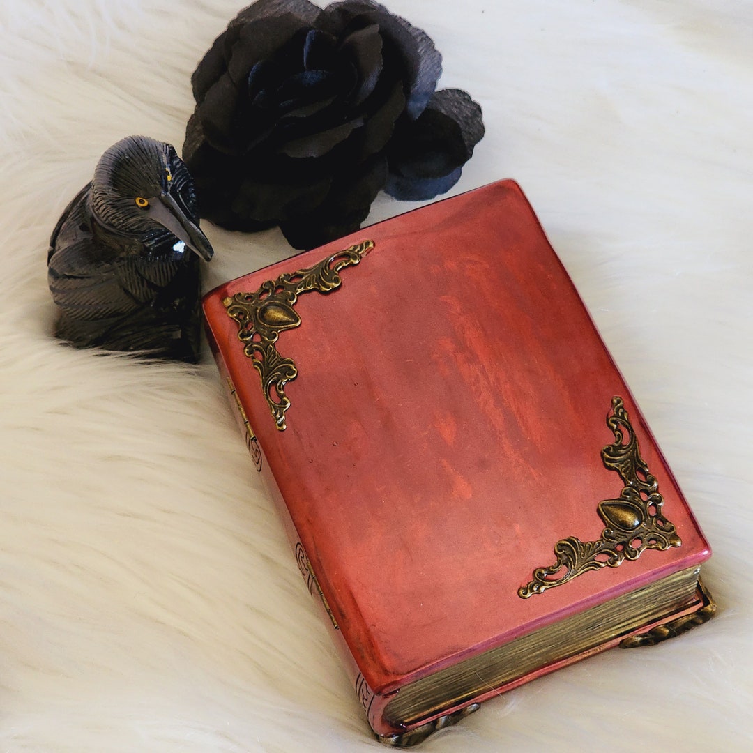 Book Shaped Box - Secret Book Box - Handmade Jewelry Box - Book Lover ...