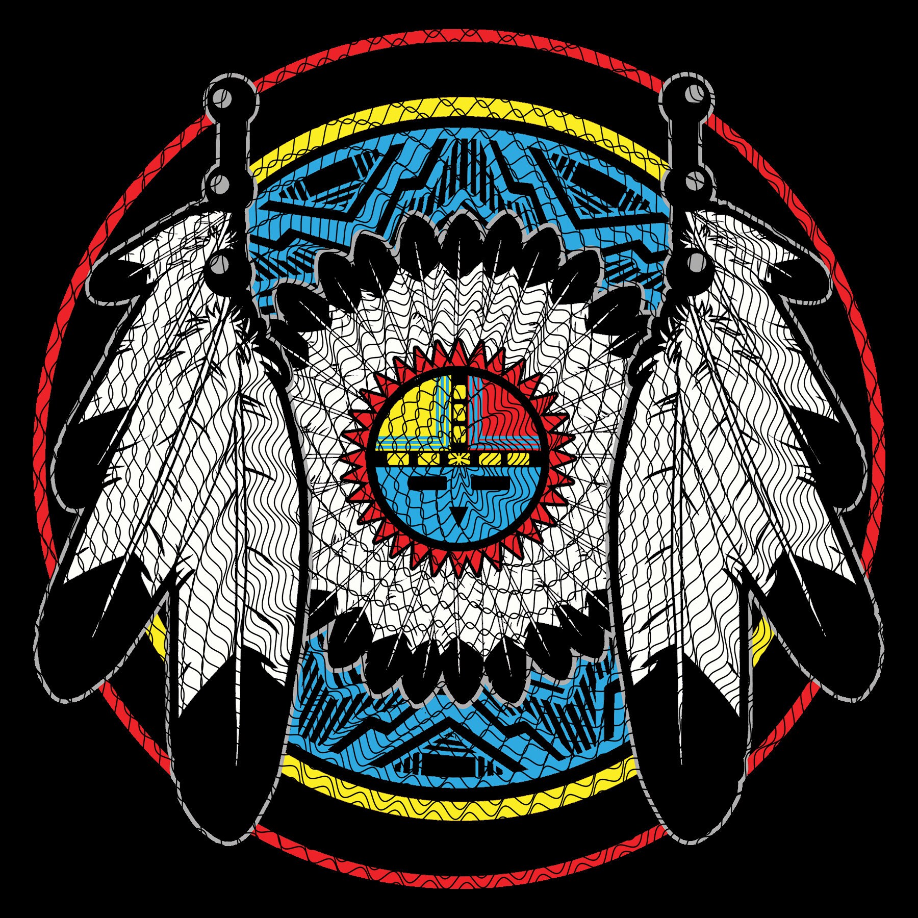 Native Sun Design PNG - Etsy