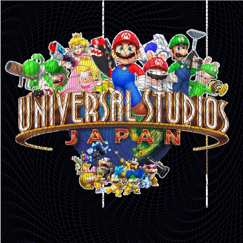 Universal Studios JAPAN Mario World PNG - Etsy