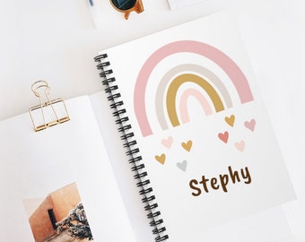 Rainbow Notebook - Etsy