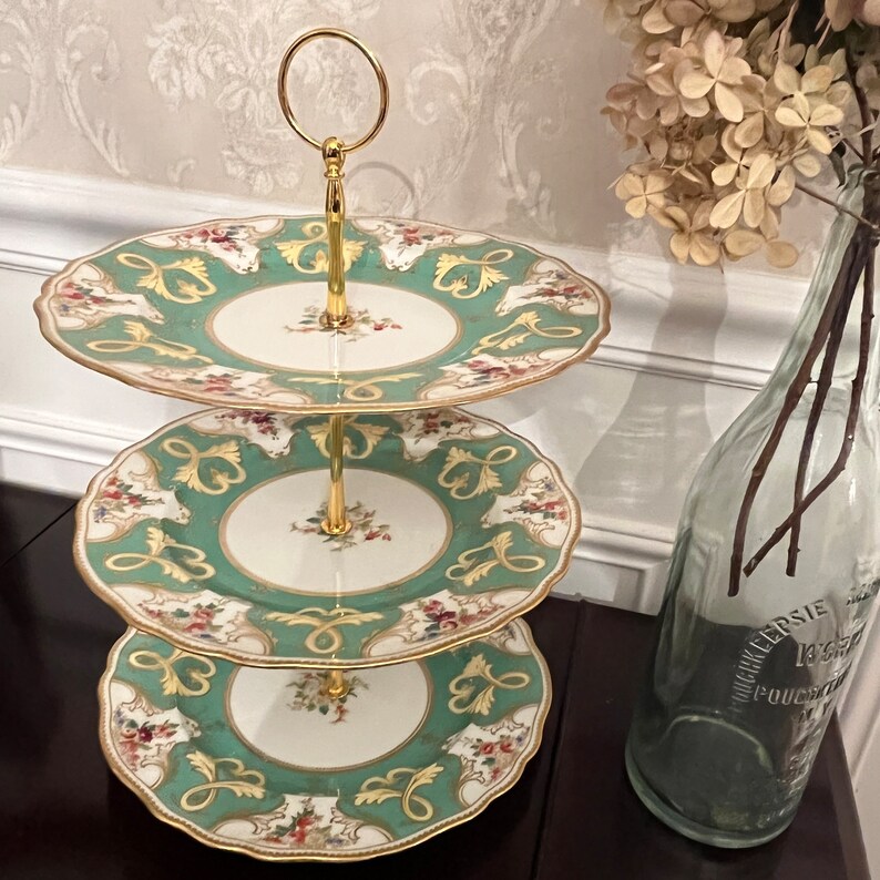 Vintage 3 Tier Server Tea Jewelry Party heavy Duty Hardware - Etsy