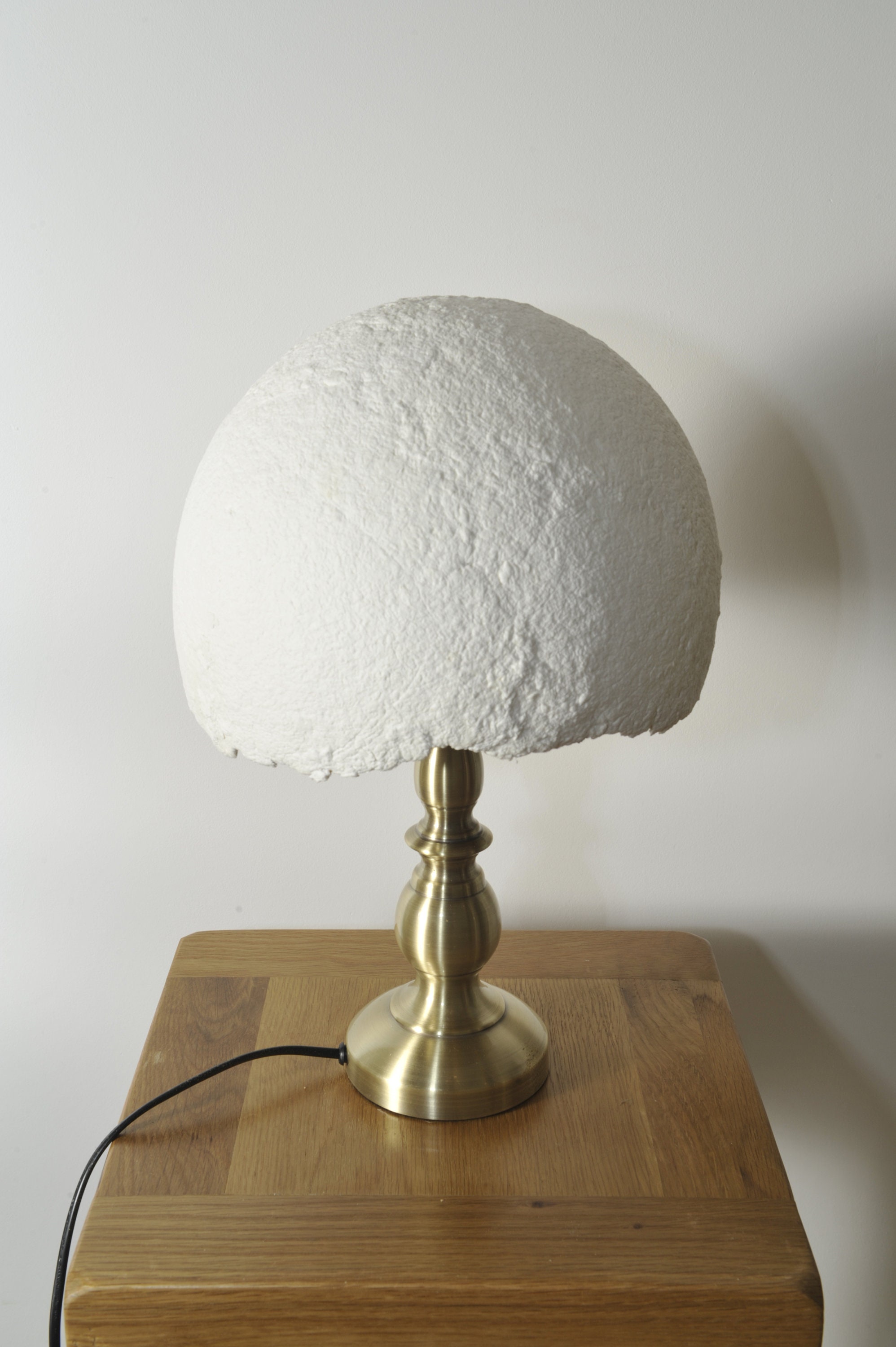 Hygge Paper Mache Table Lamp - Etsy