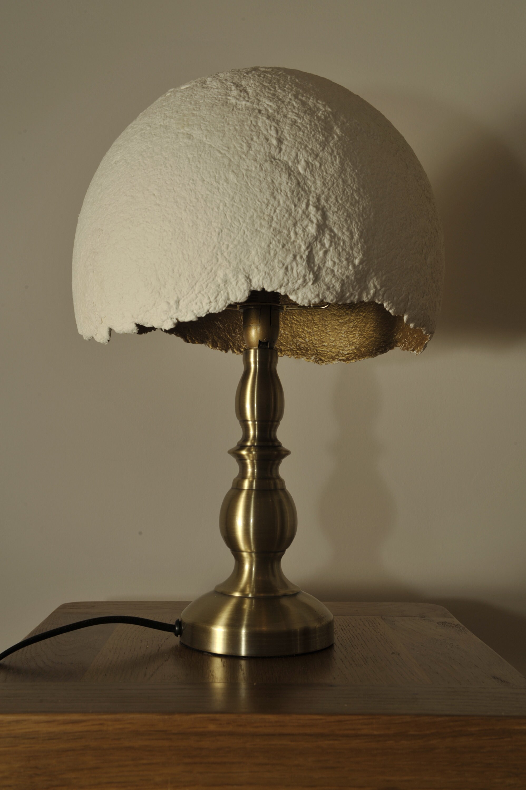 Hygge Paper Mache Table Lamp - Etsy