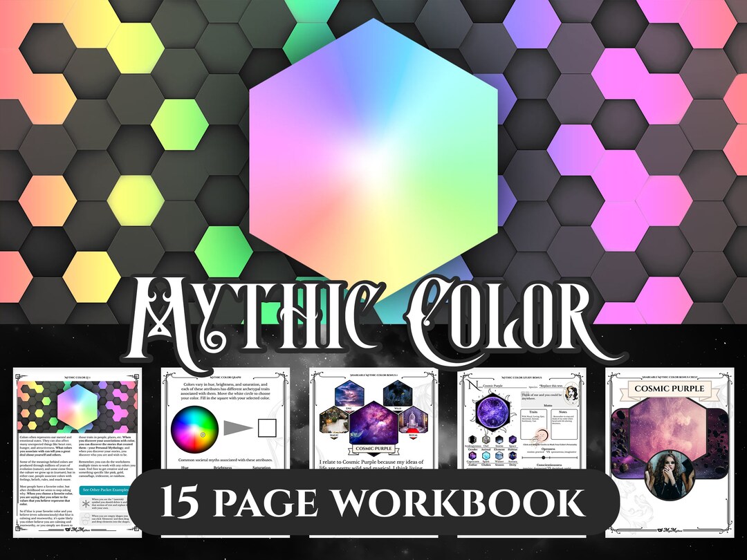 Mythic Color Discovery Lv1 Personal Mythology Printable - Etsy