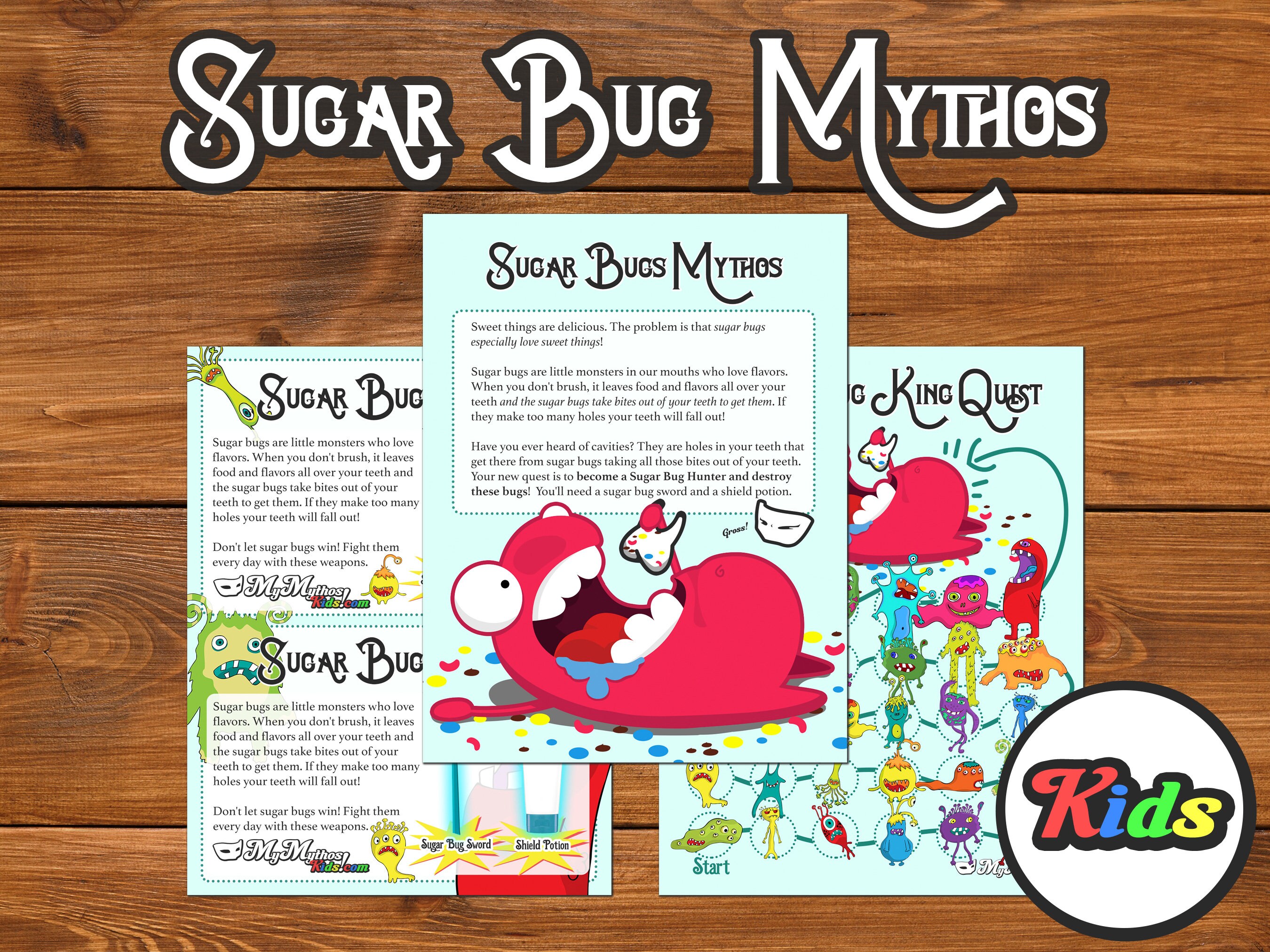 Sugar Bug Mythos, Get Kids Brushing! Personal Mythology Correspondences ...