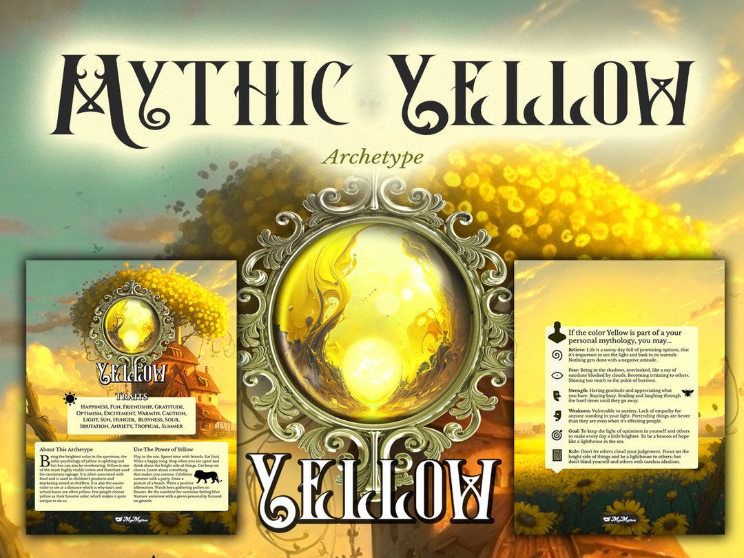 Mythic Color Yellow Lv1 Archetype Personal Mythology Correspondences ...
