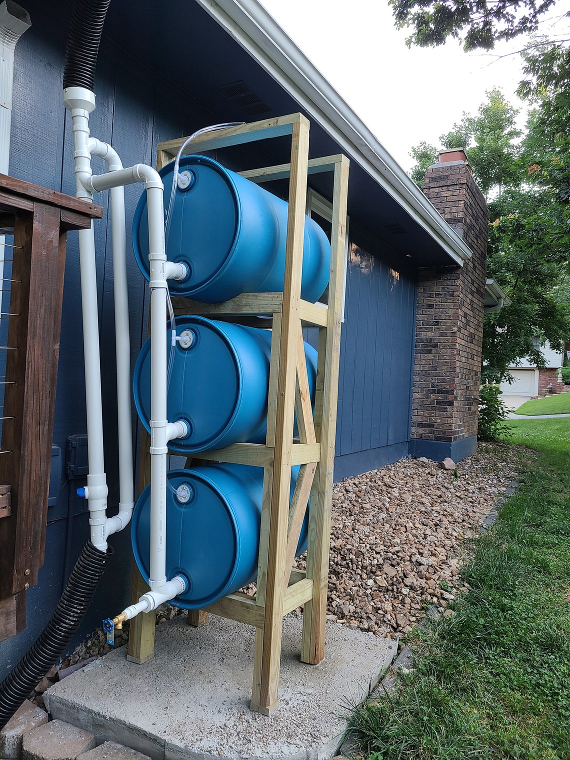 DIY Rain Barrel Plans for Garden | Rain Water Collection System ...