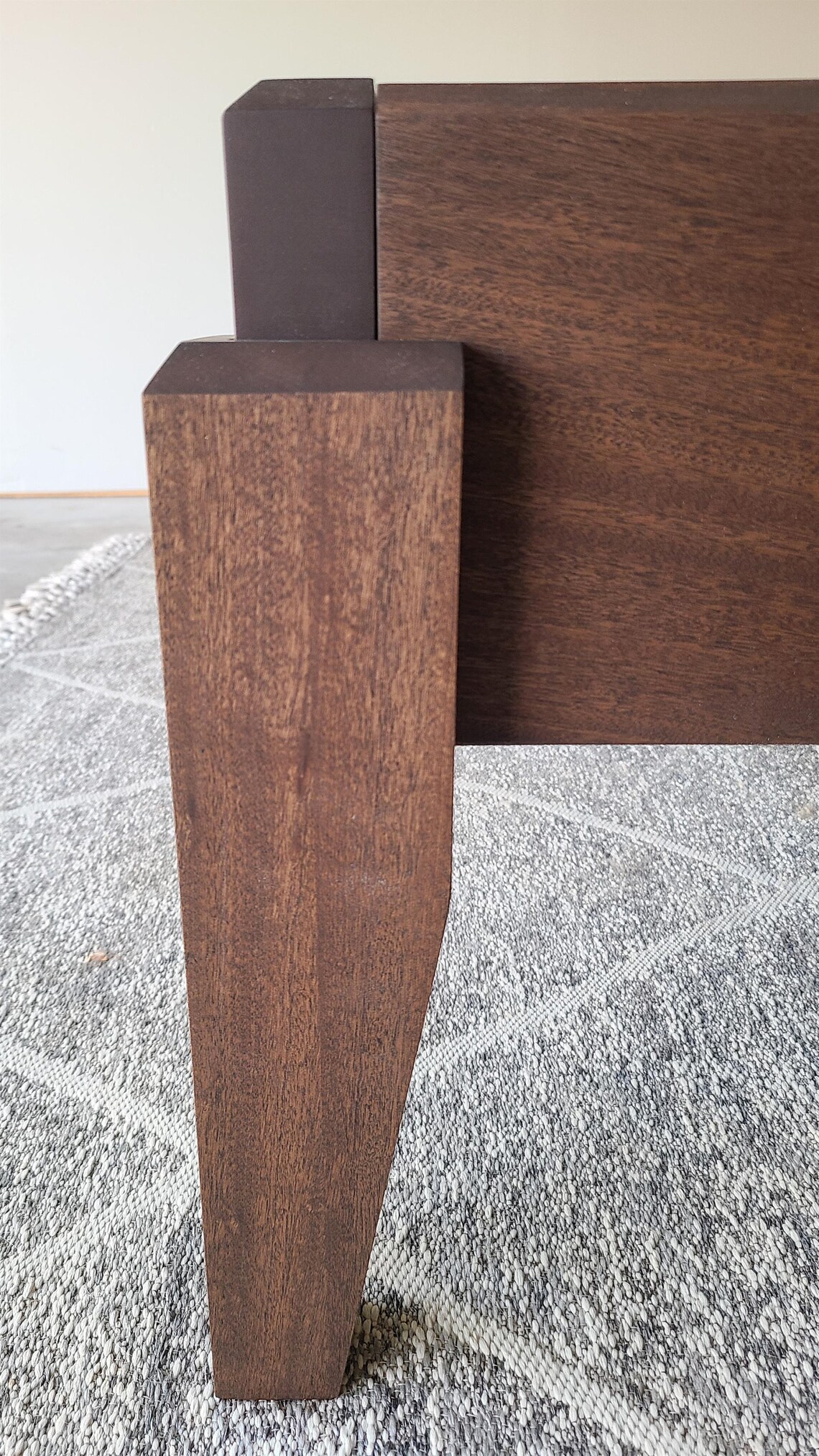 King DIY Platform Bed Frame Plans Modern King Bed Bed - Etsy