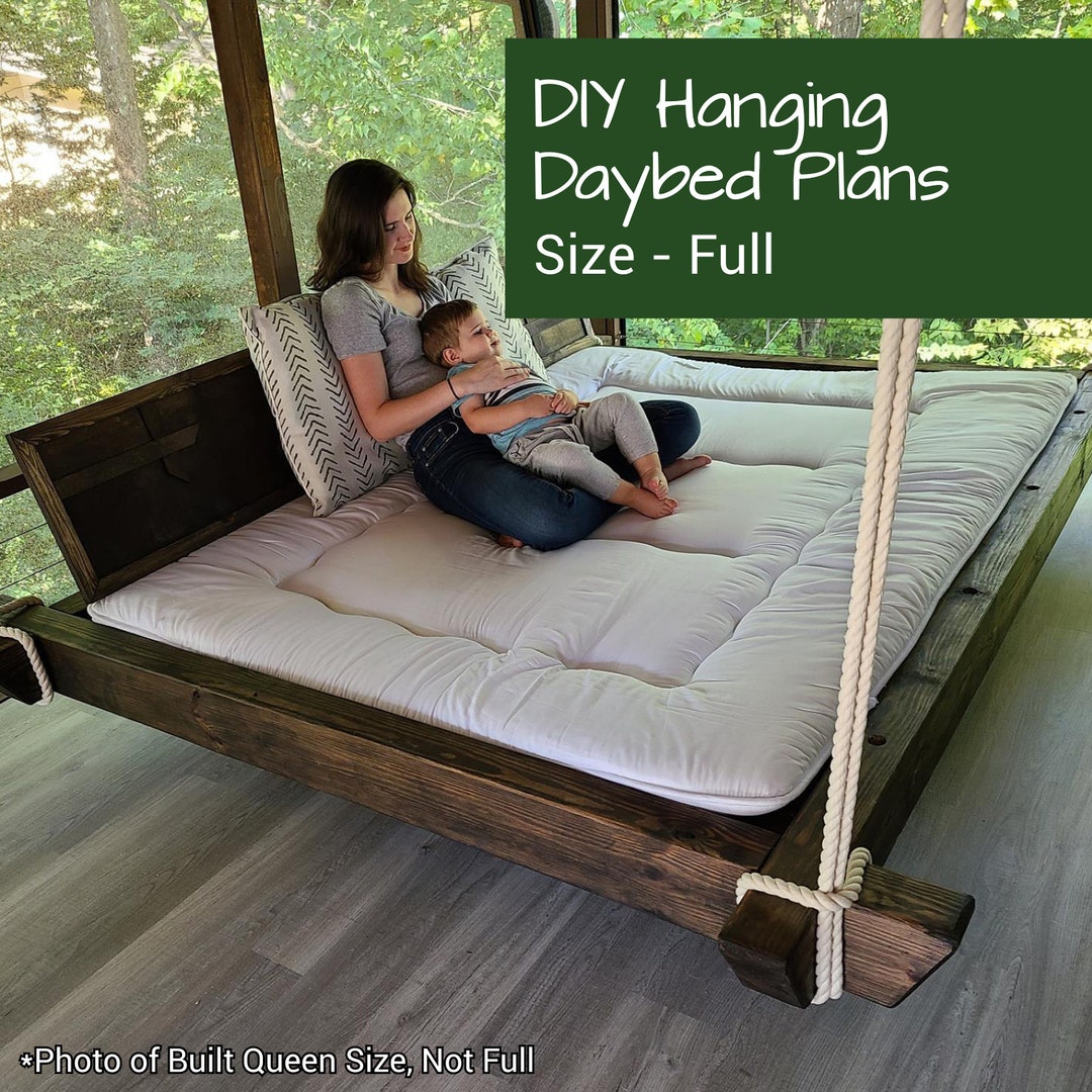 Outdoor Hanging Bed Hanging Daybed Full Bed Hanging Bed Plans Hanging ...