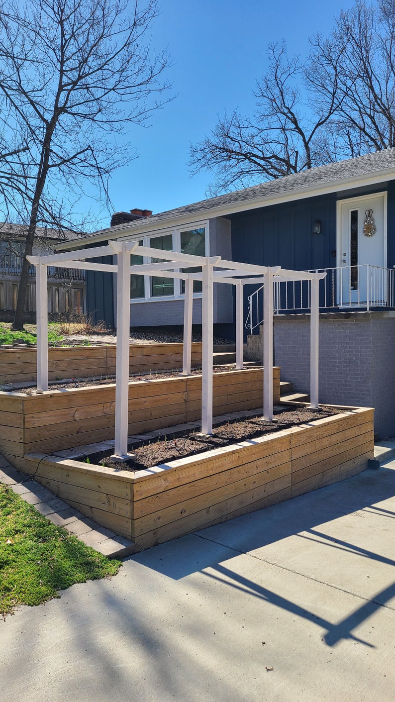 DIY Tomato Trellis Plans | Vertical Garden Woodworking (PDF) - Etsy