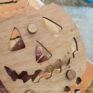 Halloween Porch Leaner SVG, Trick or Treat Stacked Pumpkins, Laser Cut ...