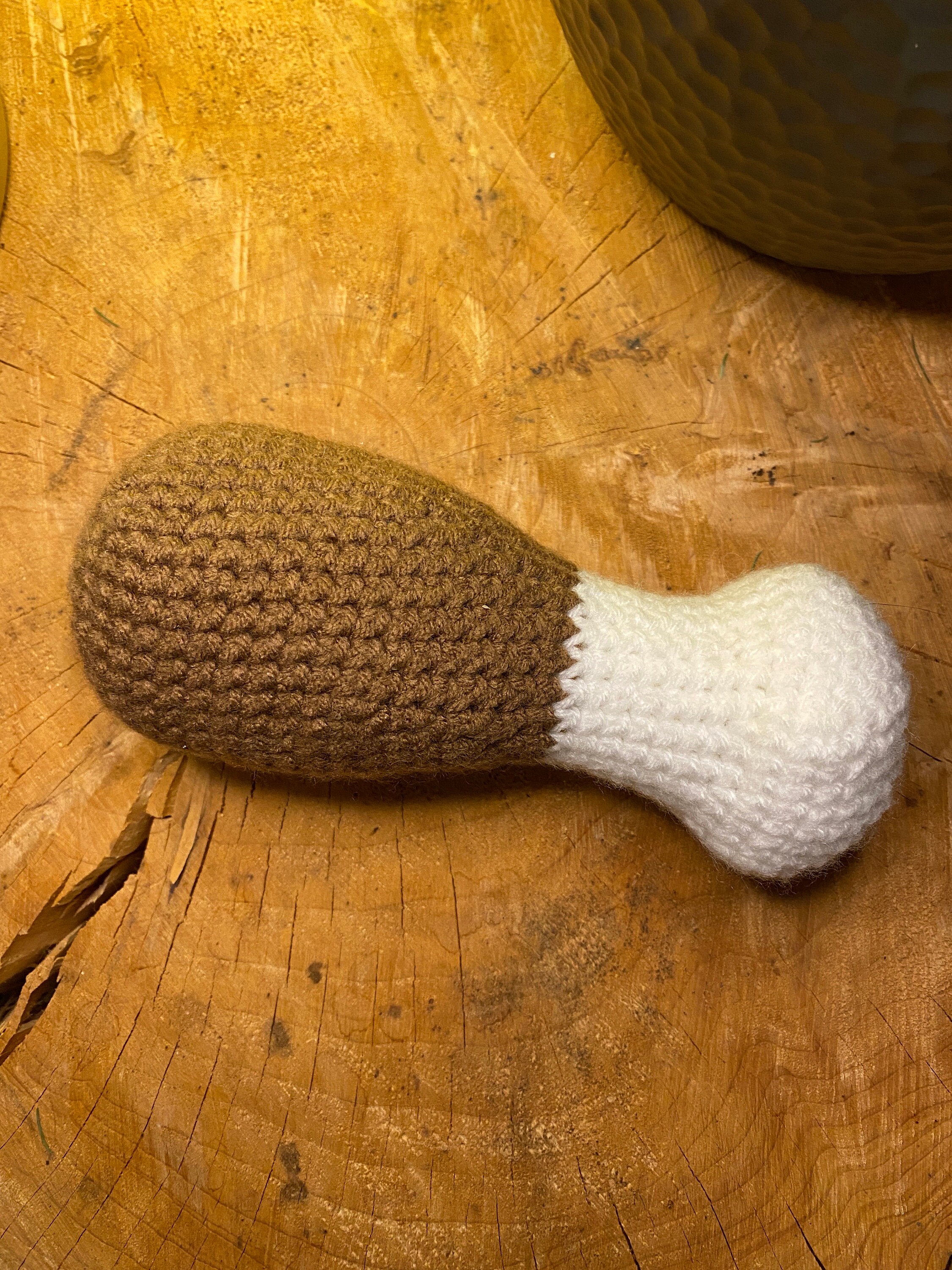 Crochet Stuffed Turkey Leg Toy - Etsy
