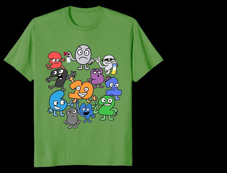 BFDI Battle for Dream Island All Number Characters - Etsy