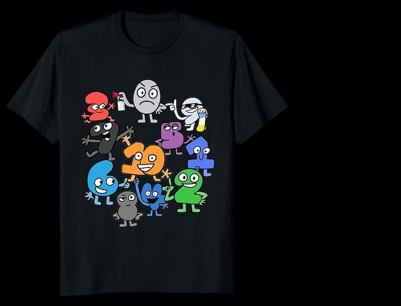 BFDI Battle for Dream Island All Number Characters - Etsy