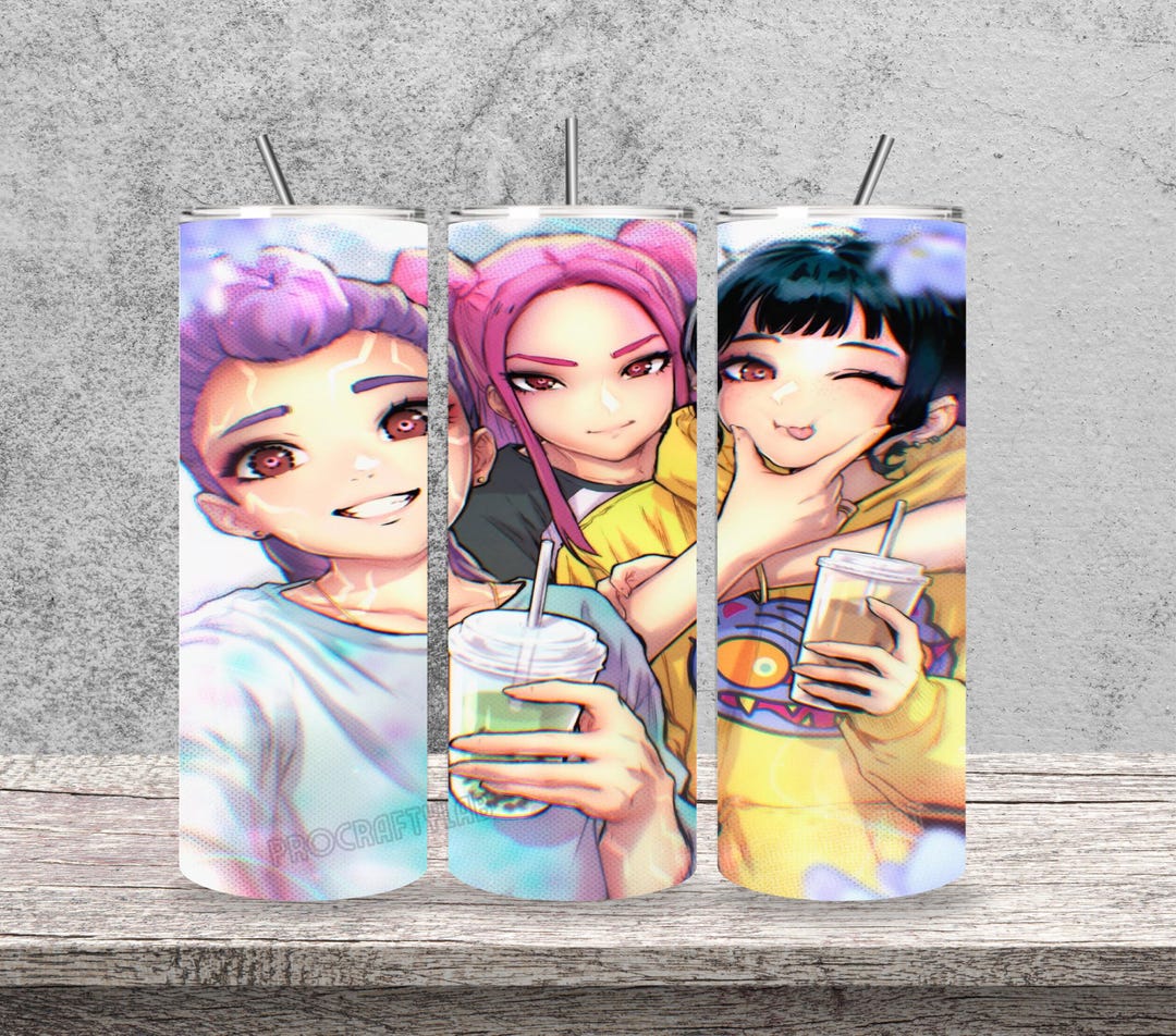 Kpop Demon Hunters Chibi Tumbler PNG: (digital Download) - Etsy