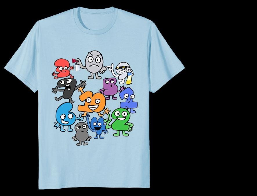 BFDI Battle for Dream Island All Number Characters - Etsy