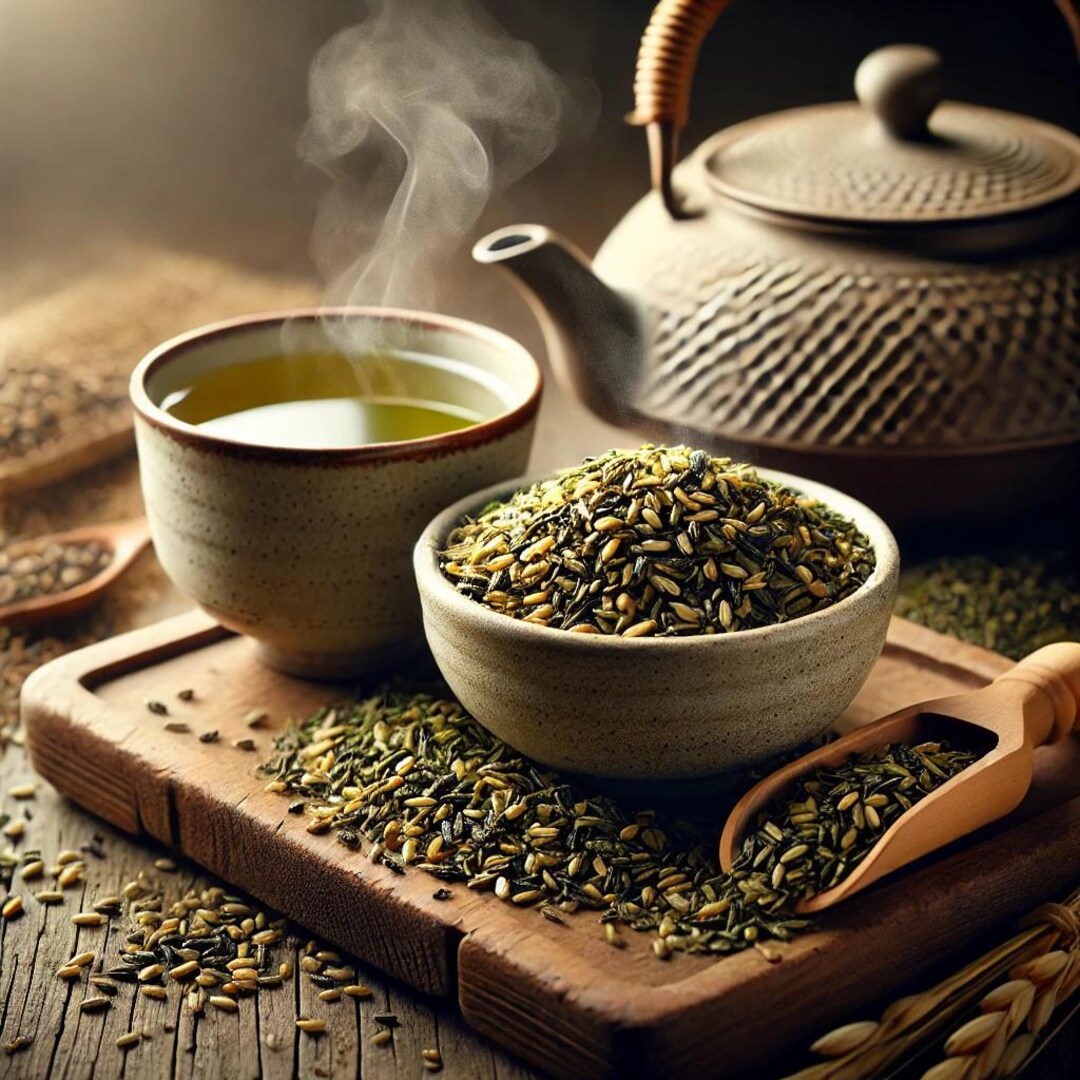 Japanese Genmaicha Tea – Nutty Roasted Rice Green Tea, Smooth & Toasty ...