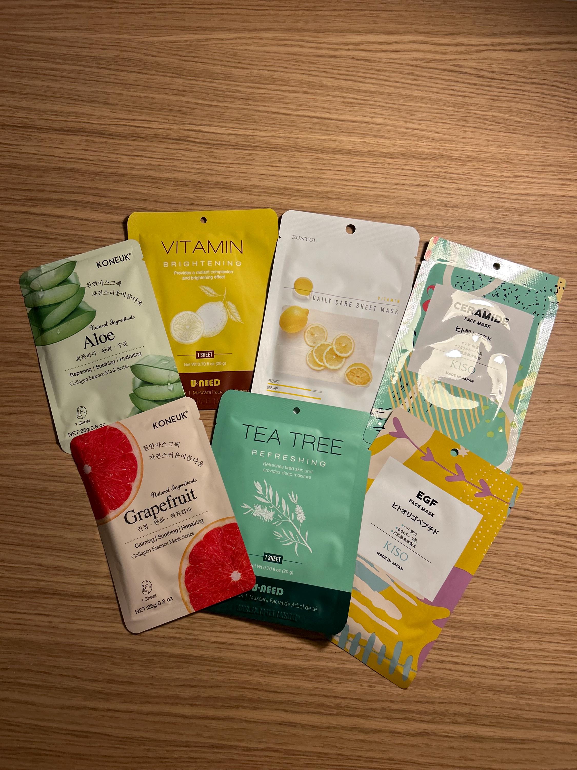 K-beauty Sheet Mask Bundle – Random Cosmetic Masks, Fun Beauty Gift - Etsy