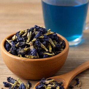 Butterfly Pea Flower Tea – Caffeine-free Herbal Tea, Natural Blue Tea ...