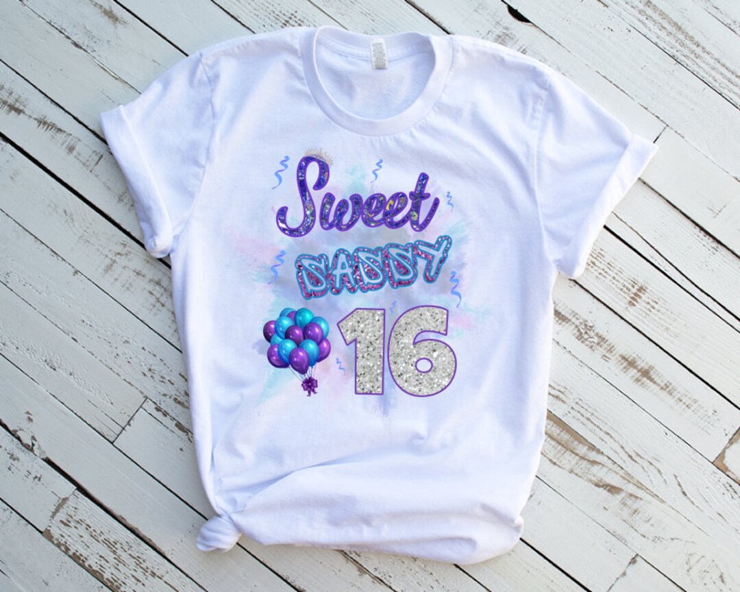 Sweet Sassy Sixteen 16 Png - Etsy