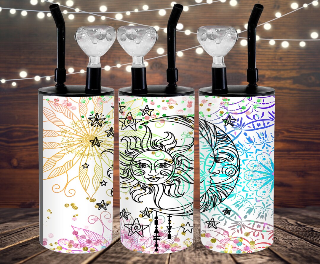 Sun and Moon Rainbow 22oz Hookah PNG - Etsy