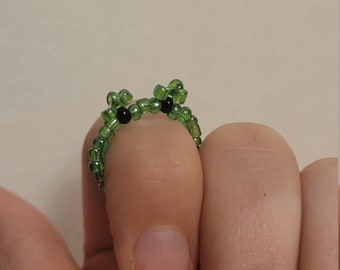Frog Bead Ring | Etsy