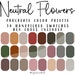 Neutral Florals Procreate Color Palette 30 Color Swatches Earthy Color ...