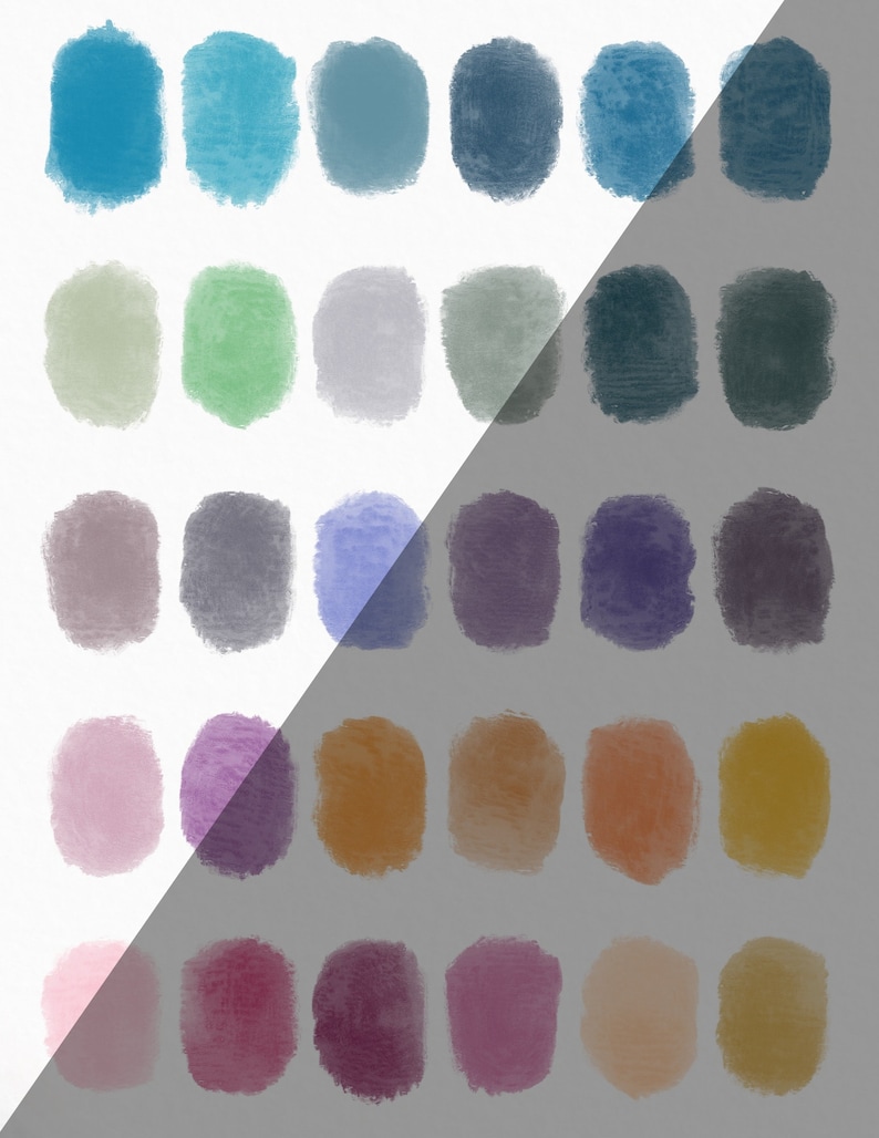 Precious Stones Procreate Color Palette | 30 Color Swatches | Jewel ...