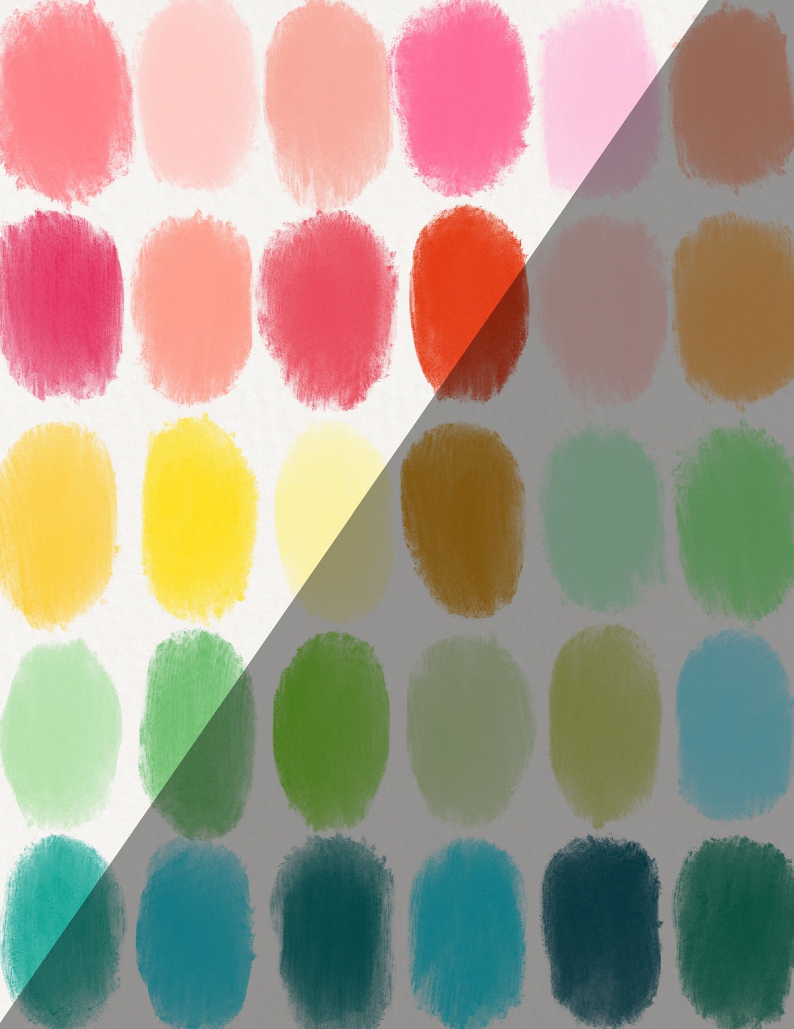 Macaroons Procreate Color Palette - Etsy