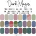 Dark Magic Procreate Color Palette | 30 Color Swatches | Dark Neutral ...