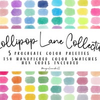 Procreate Color Palette - Synthwave Rainbow - Etsy