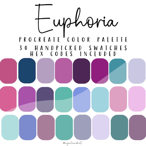 Witchy Color Palette - Etsy