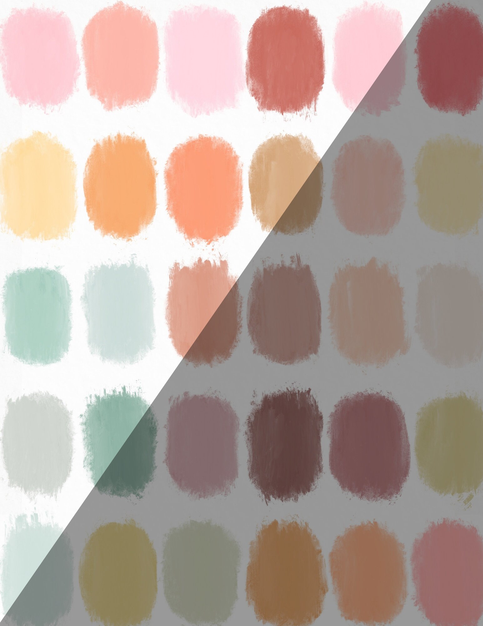 Boho Vibes Procreate Color Palette: 30 Swatches (digital Download) - Etsy