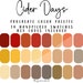 Cider Days Procreate Color Palette | 30 Color Swatches | Fall Inspired ...