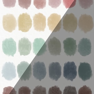 Desert Oasis Procreate Color Palette | 30 Color Swatches | Dark Boho ...