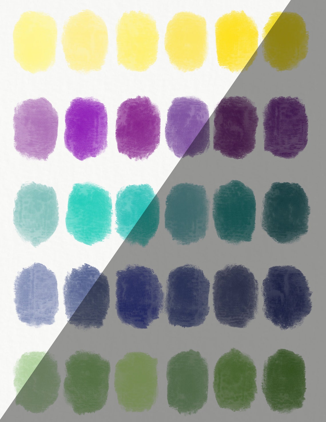 Mardi Gras Color Palette: 30 Swatches for Procreate (digital Download ...