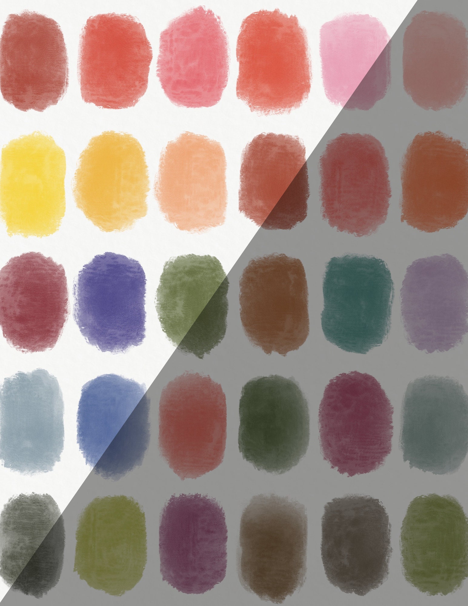 Garden Stroll Procreate Color Palette 30 Color Swatches - Etsy