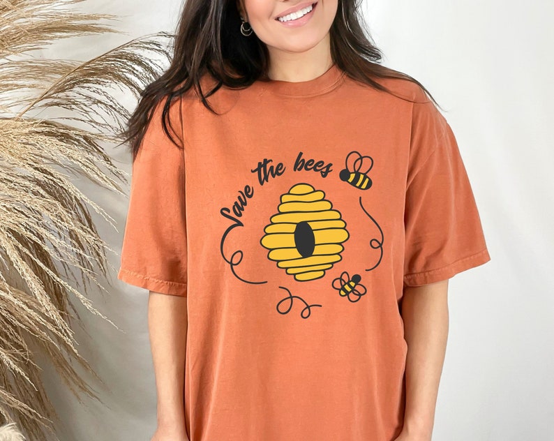 Save the Bees Tee Comfort Colors 1717 Unisex Garment-dyed T-shirt Mira ...