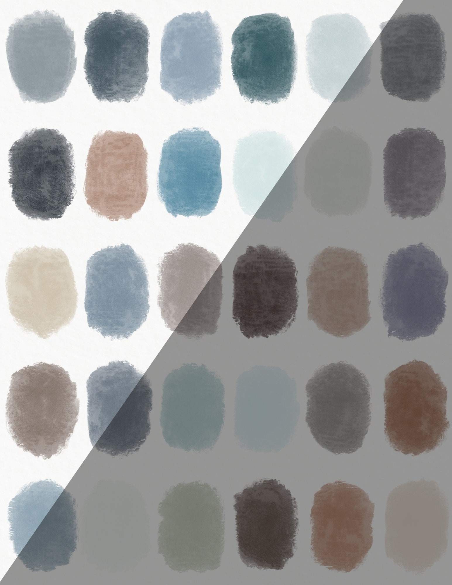 Colder Weather Procreate Color Palette 30 Color Swatches - Etsy Canada