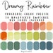 Dreamy Rainbow Procreate Color Palette | 30 Color Swatches | Rainbow ...