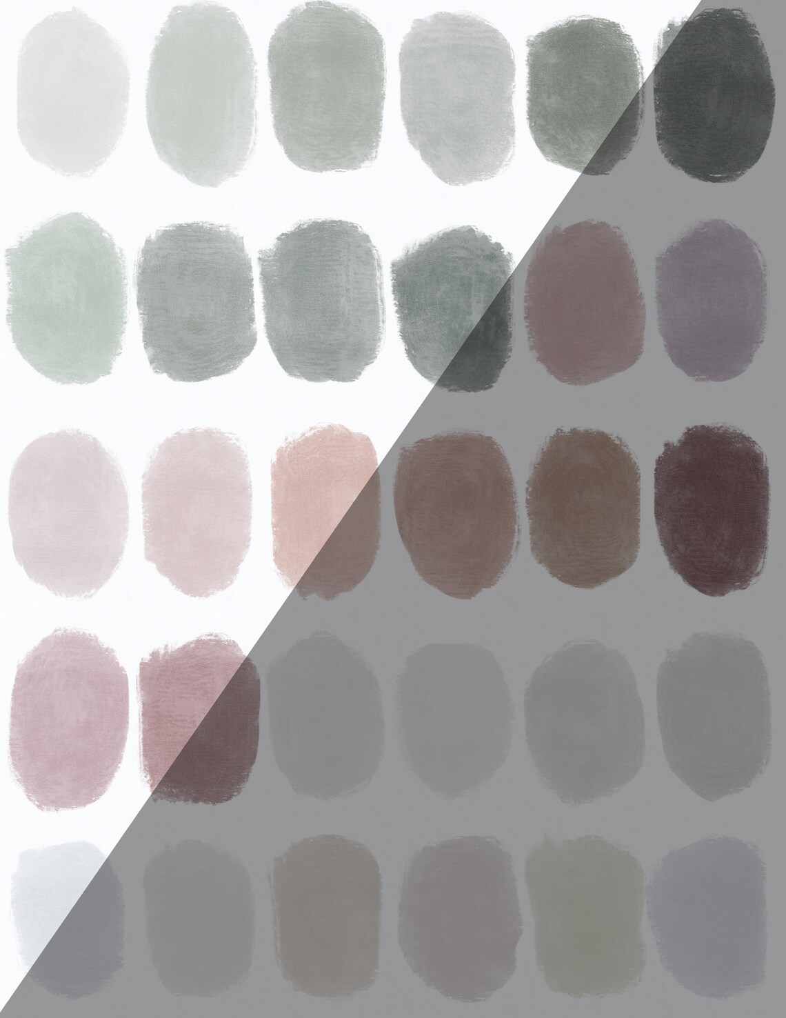 Eucalyptus & Pine Procreate Color Palette | Digital Color Palette ...