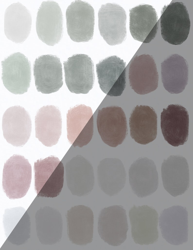 Eucalyptus And Pine Procreate Color Palette Digital Color Palette