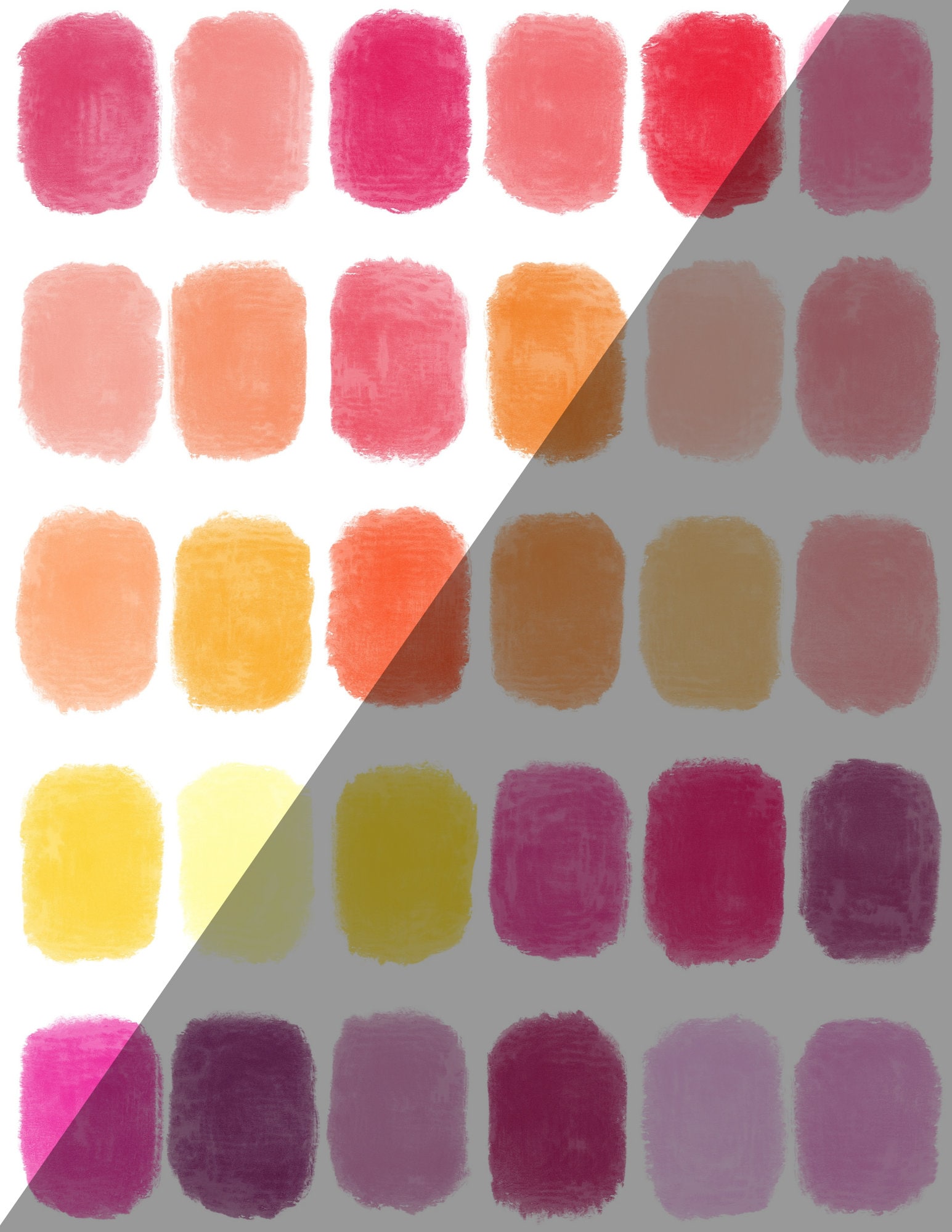 Phoenix Procreate Color Palette | 30 Handpicked Color Swatches | Firey ...